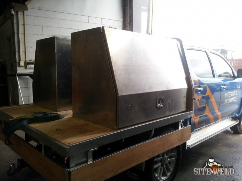 here are some aluminium tool boxes that were custom made for a customer